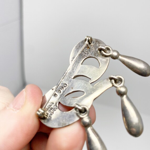 217 Vintage Margot de Taxco 5740 sterling silver tear… - Gem