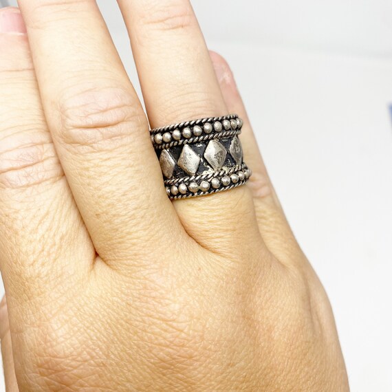 418 vintage silver Native American rings set of 3 tur… - Gem