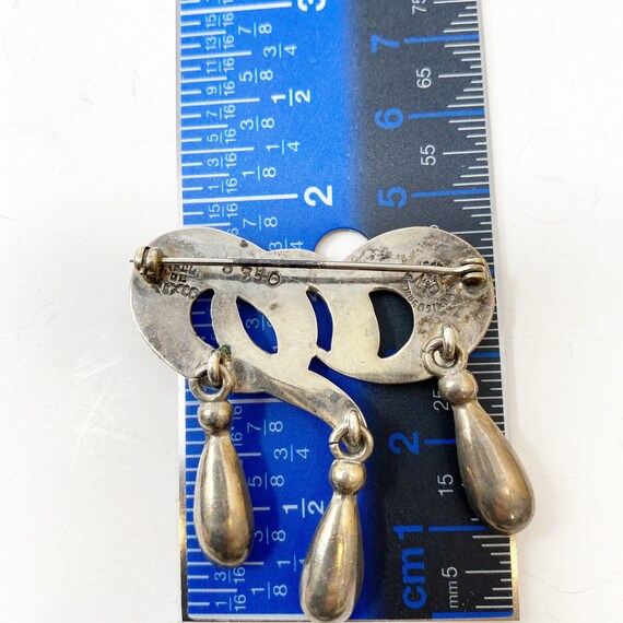 217 Vintage Margot de Taxco 5740 sterling silver tear… - Gem