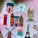 European Cities Sticker Set - Etsy