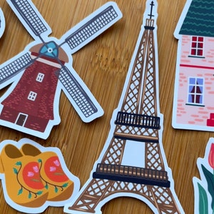European Cities Sticker Set - Etsy