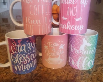 Infusible Ink Mugs - Etsy
