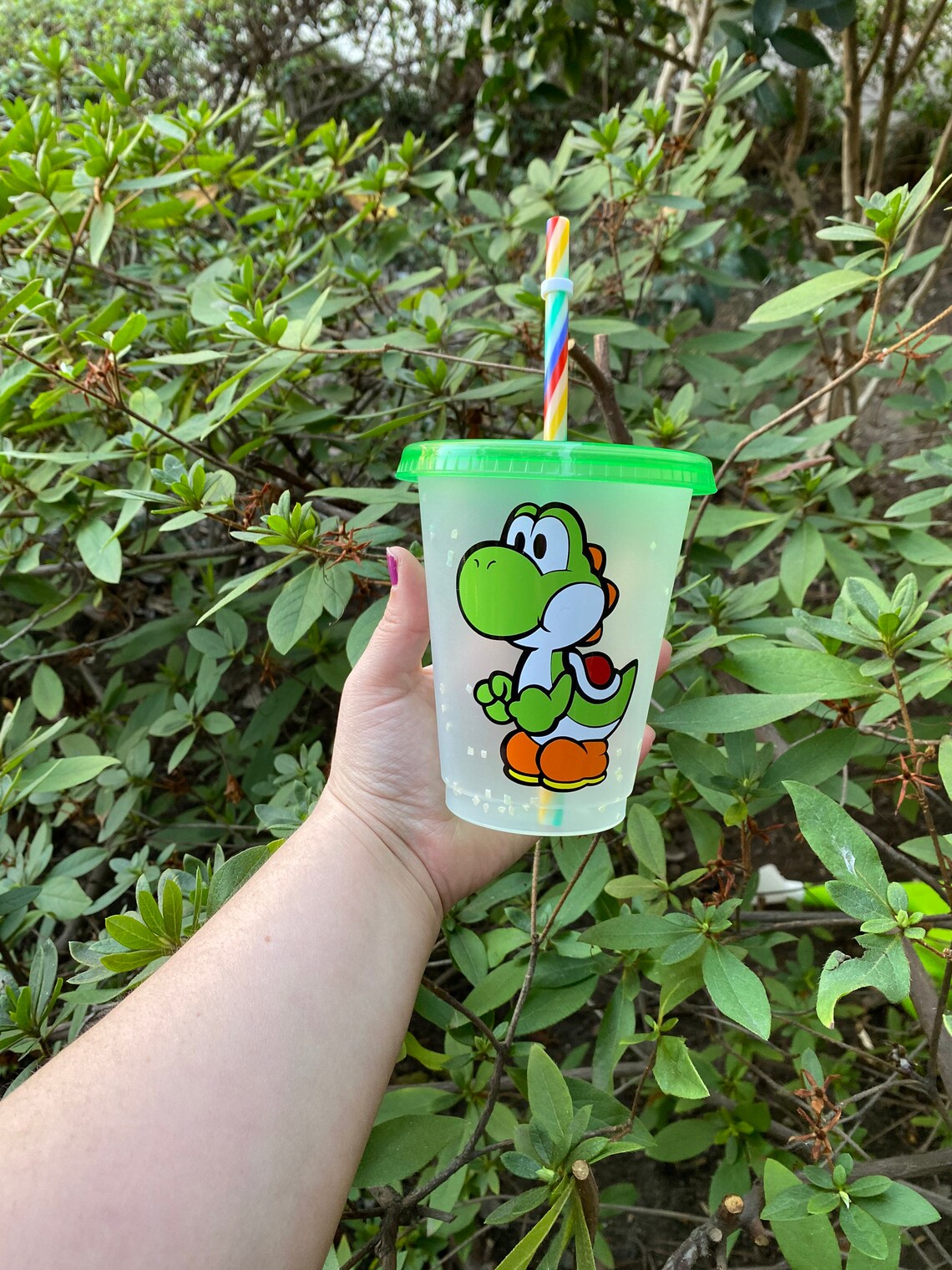 Kids Yoshi Starbucks Cold Cup Starbucks Cold Cup - Etsy