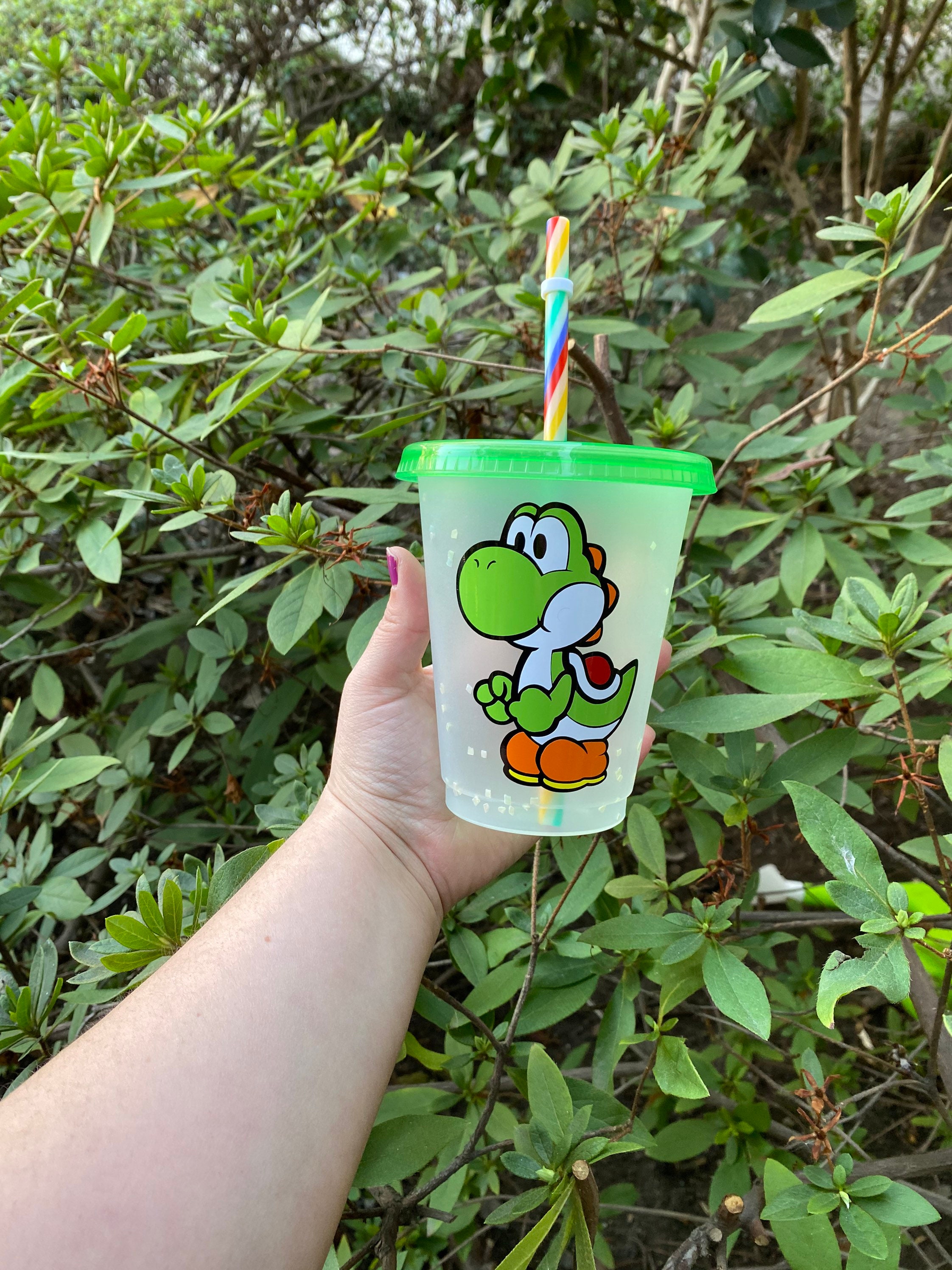 Kids Yoshi Starbucks Cold Cup Starbucks Cold Cup - Etsy