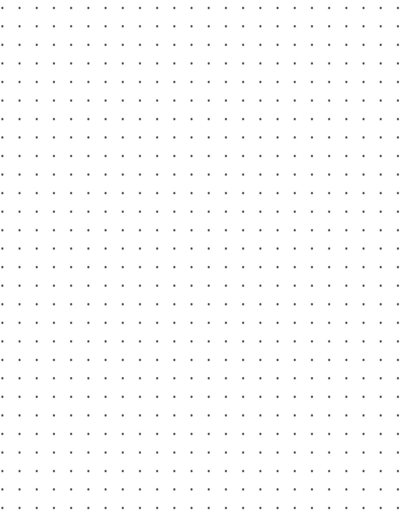 Simple Dotted Papers, 10 Pages, Math (digital, Printable) - Etsy