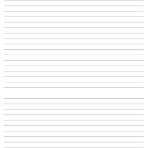 Lined Paper for Writing ( Digital, Printable, 2 Pages ) - Etsy