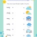 Weather Activity Book ( Digital , Printable, 6 Pages) - Etsy