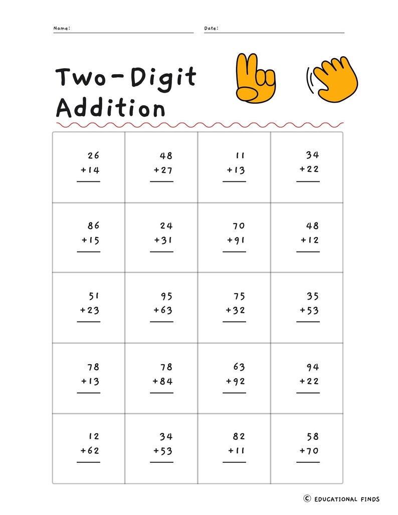 Addition and Subtraction Activities (digital, Printable, 4 Pages) - Etsy