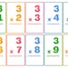 Multiplication Flash Cards ( Digital, Printable) - Etsy