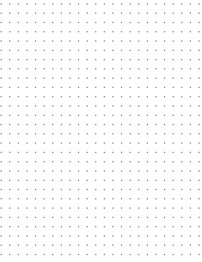 Simple Dotted Papers, 10 Pages, Math (digital, Printable) - Etsy