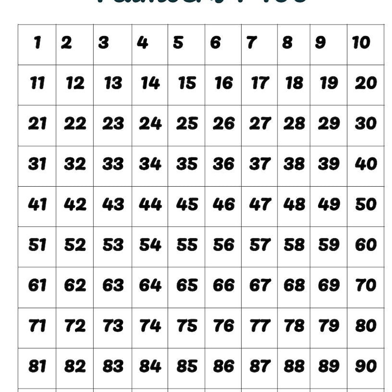 Números de 1 al 1000 - Etsy México