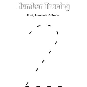 Tracing Number 1-20 (digital Download) Print, Laminate, and Trace Pages ...