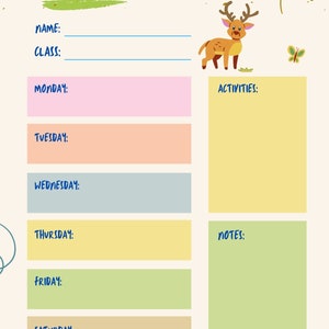 Lesson Template Bundle of 3 Digital, Printable - Etsy