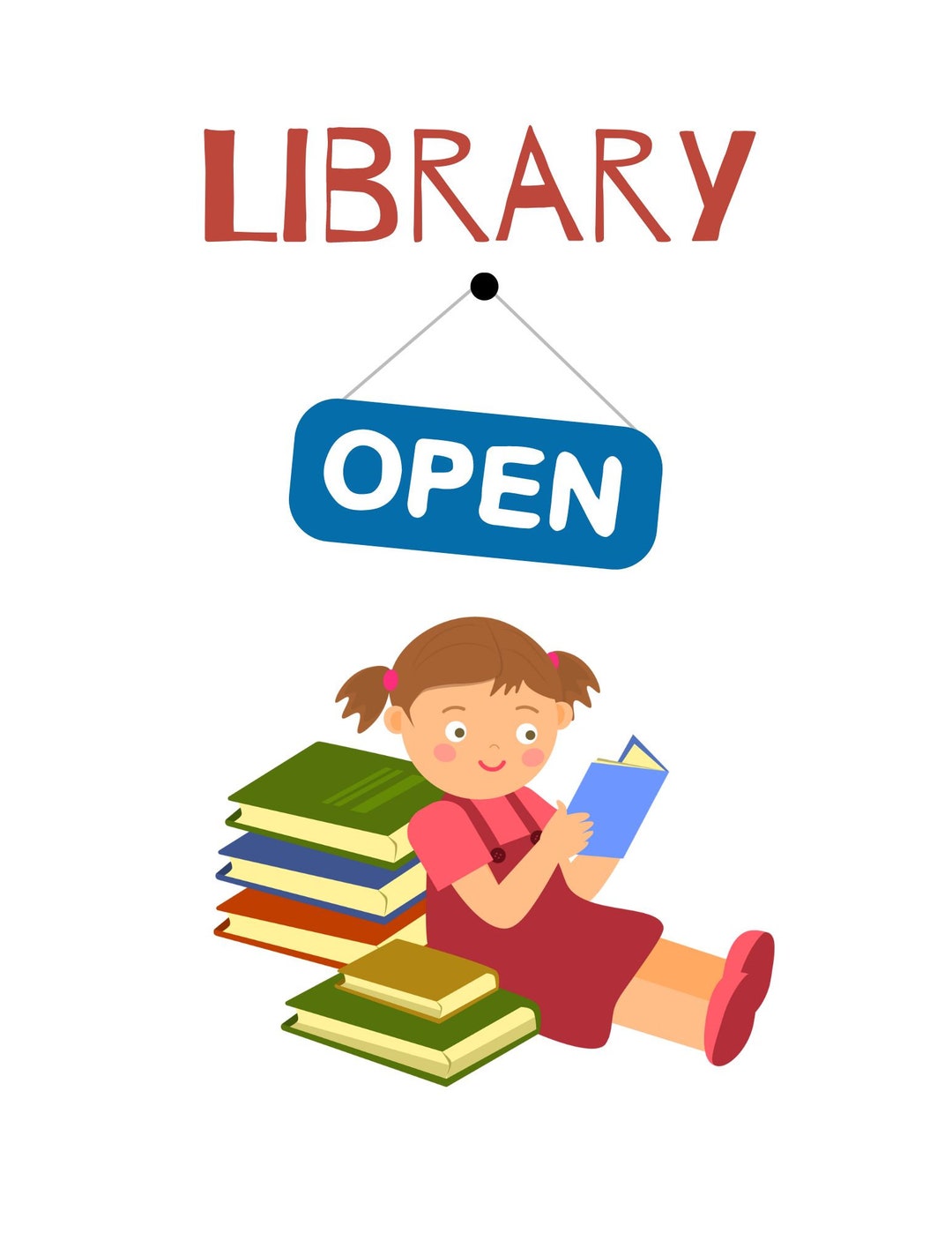 Library (digital, Printable) - Etsy