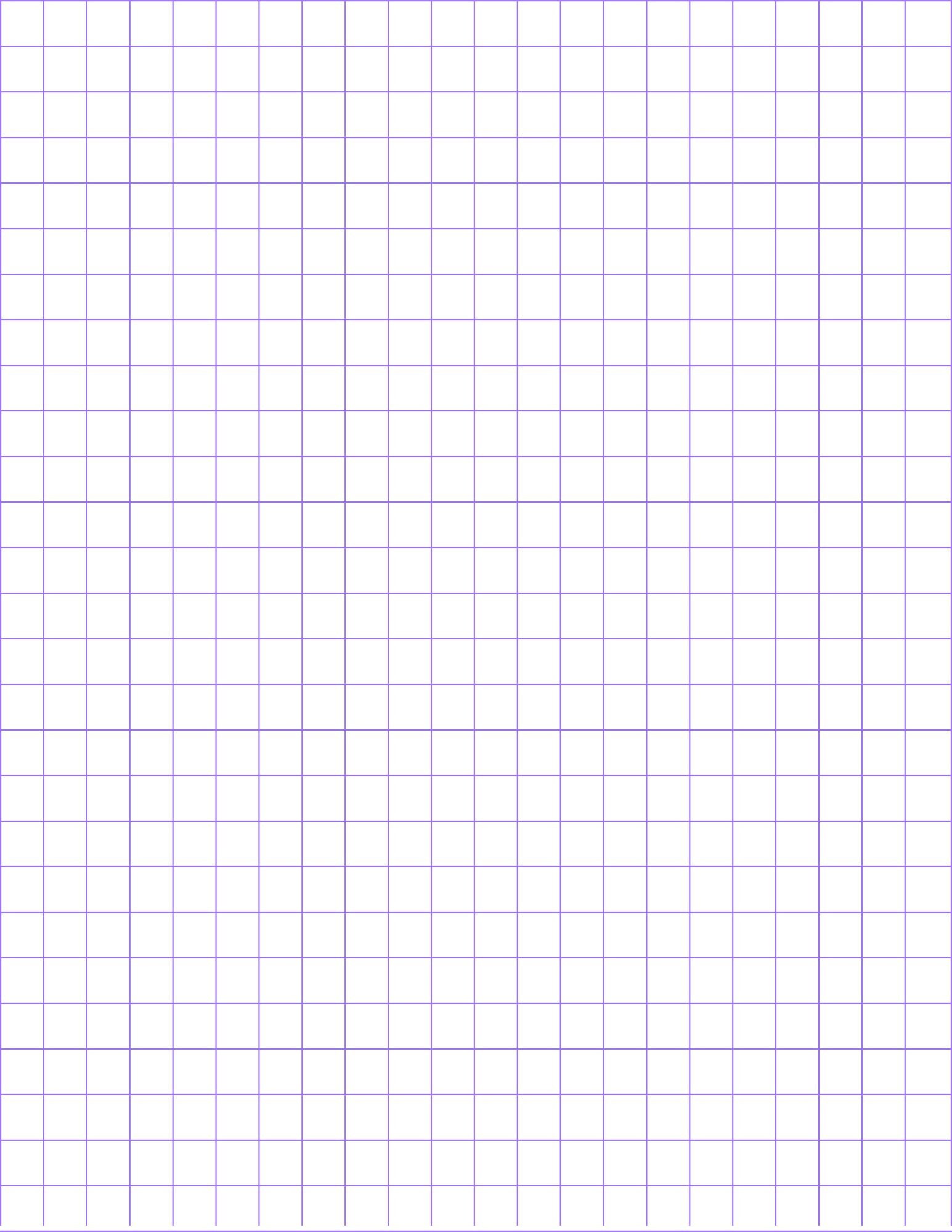 Simple Lined Grid Paper , 15 Pages, Math ( Digital, Printable) - Etsy