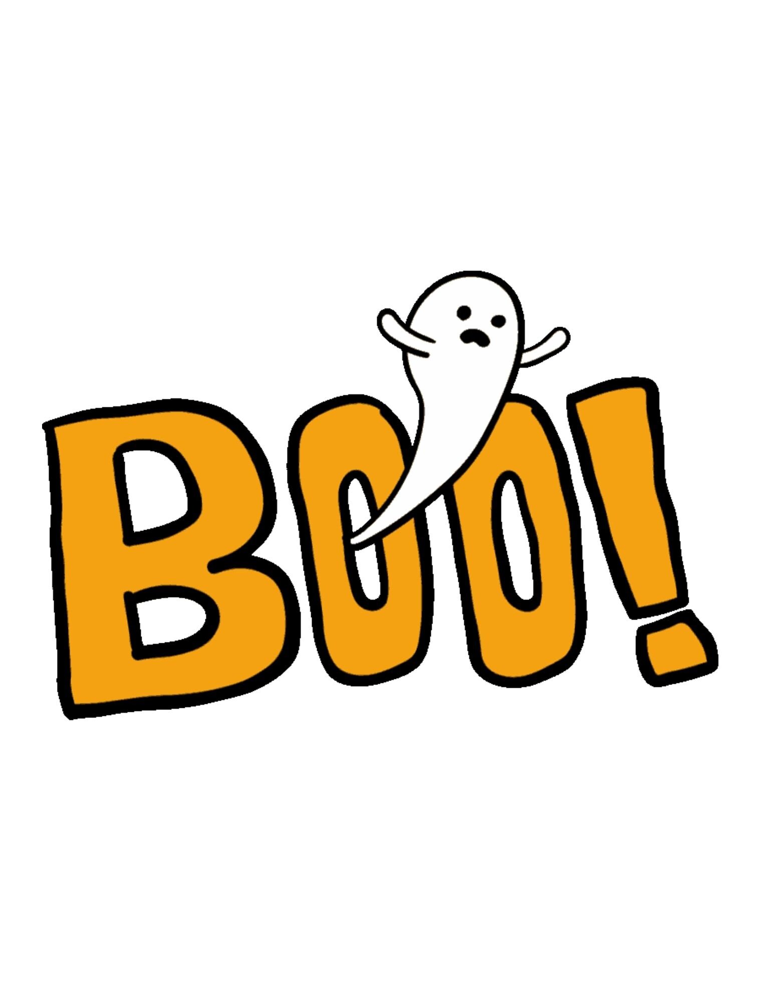 BOO (digital, Printable) - Etsy