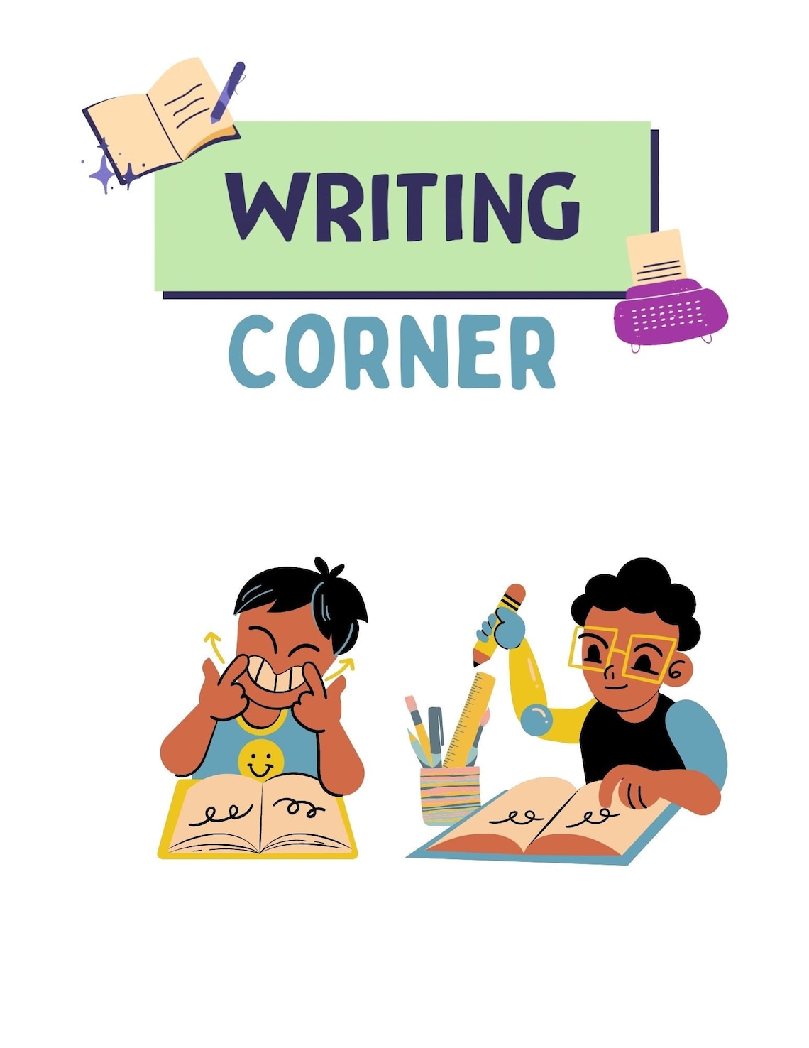 Writing Corner (digital, Printable) - Etsy