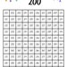 1-1000 Number Charts ( Digital, Printable) - Etsy UK