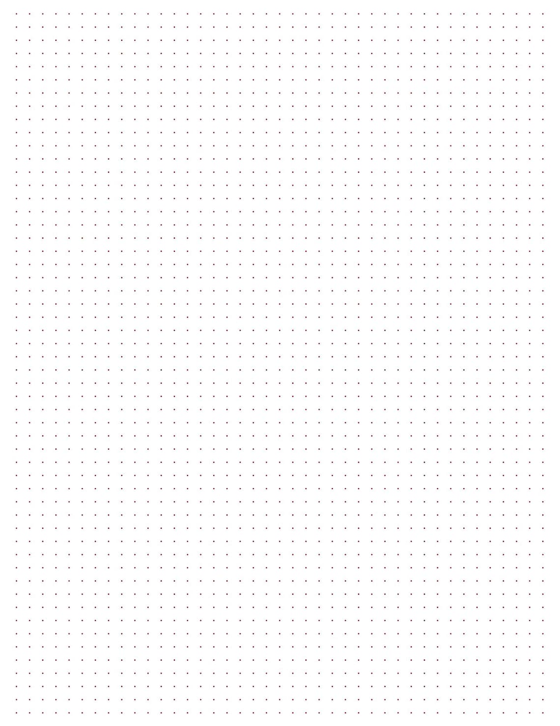 Dotted Grid Paper, 10 Pages (digital, Printable) - Etsy