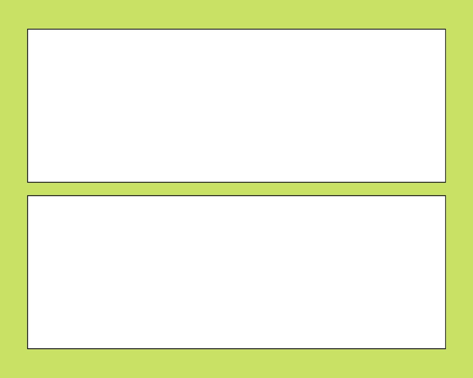 Blank Panel Pages 5 Pages ( Digital , Printable ) - Etsy