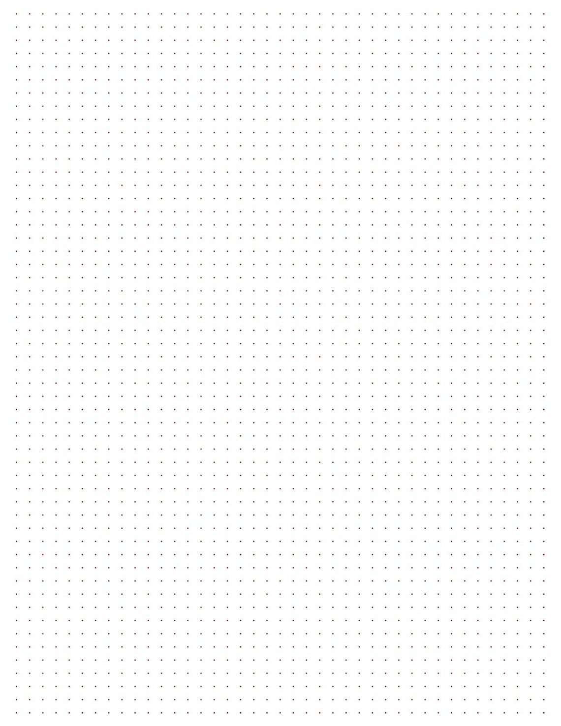 Dotted Grid Paper, 10 Pages (digital, Printable) - Etsy