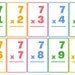Multiplication Flash Cards ( Digital, Printable) - Etsy