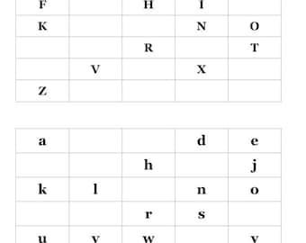Hoja De Trabajo Del Alfabeto Con Letras Faltantes Rastreo De La Letra