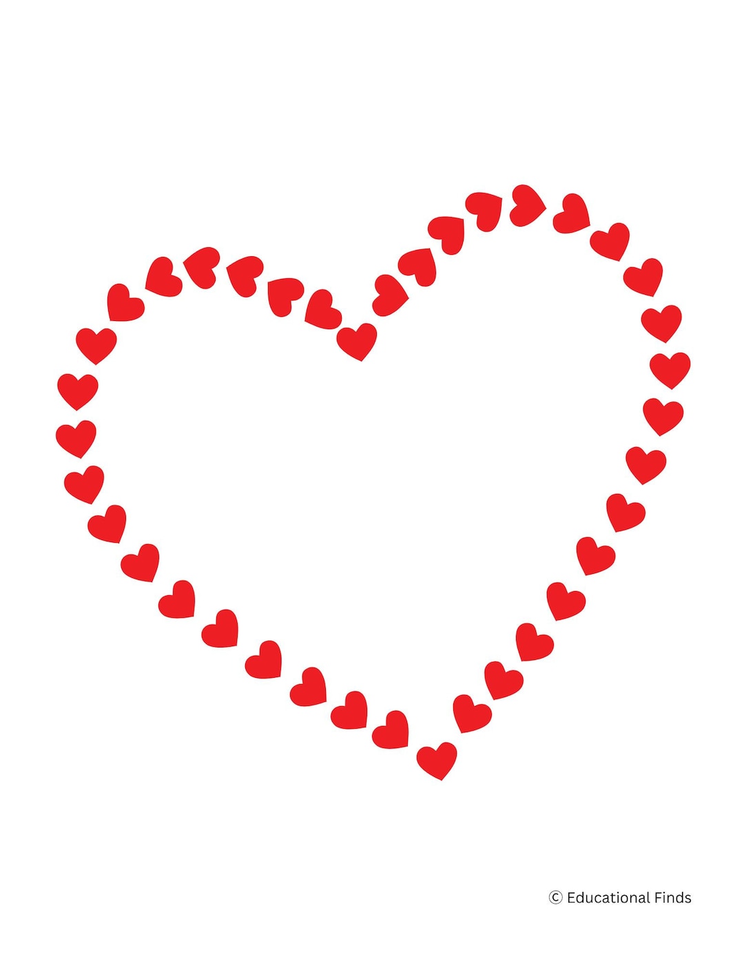 Heart Shape (digital, Printable) - Etsy Canada