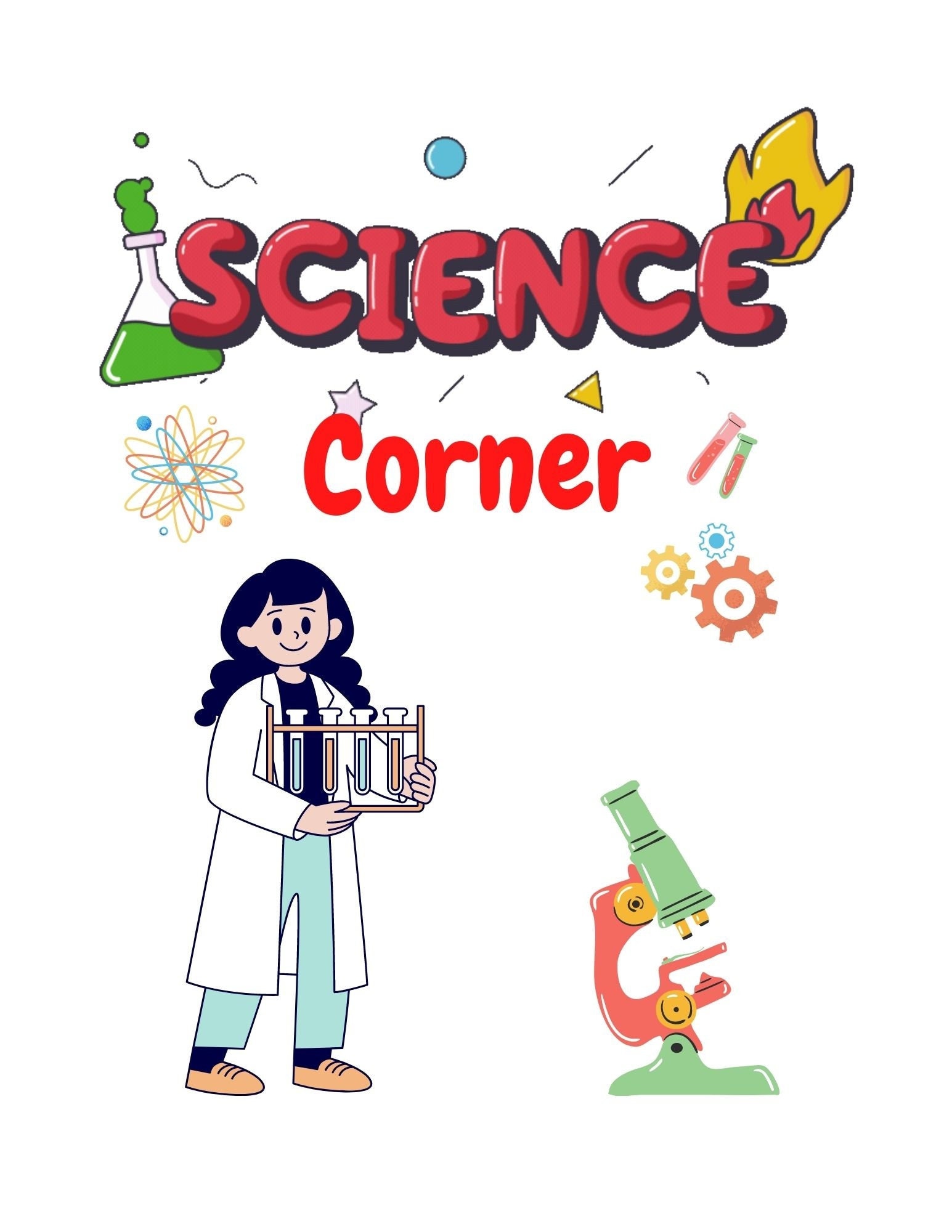 Science Corner (digital, Printable) - Etsy