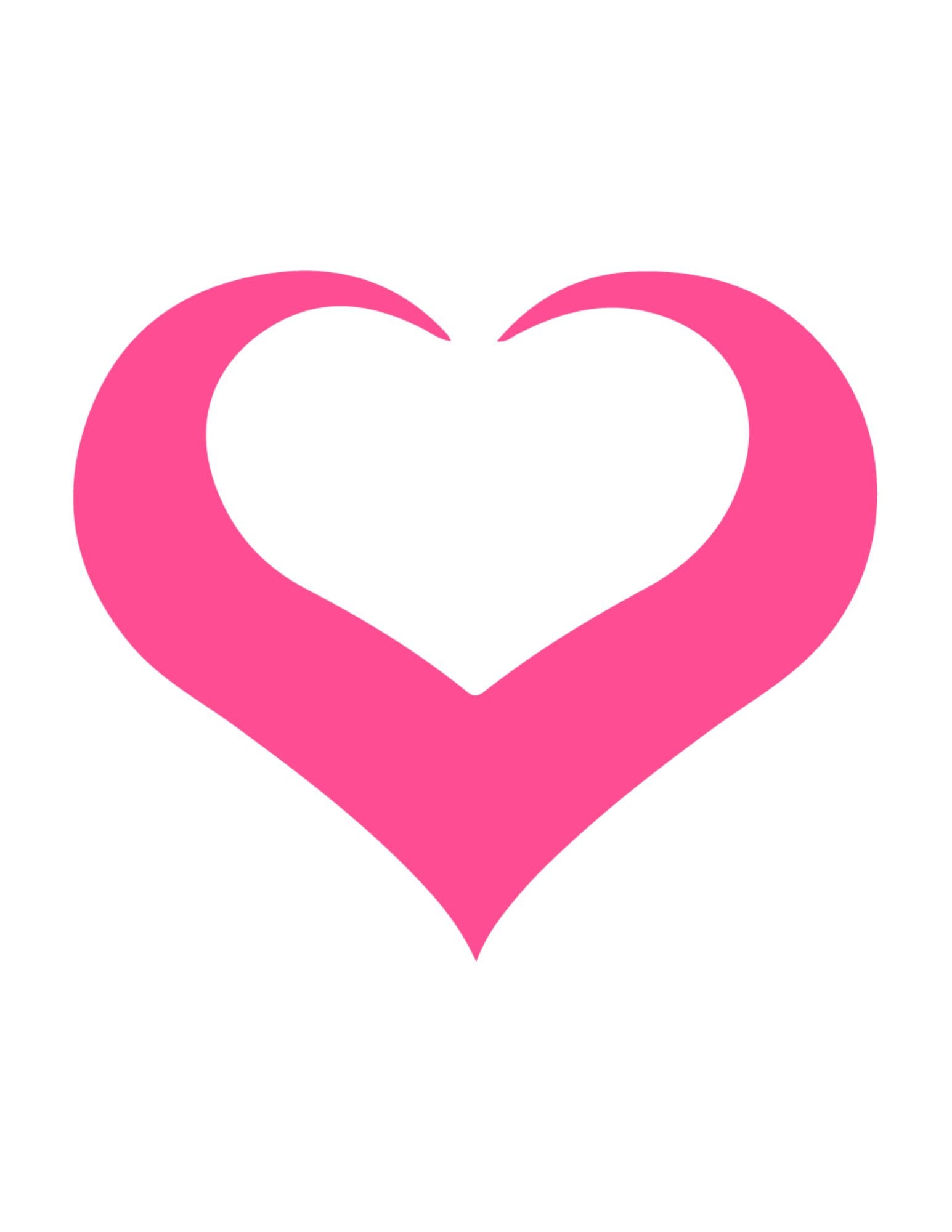 Heart Templates, 10 Pages ( Digital , Printable) - Etsy