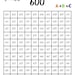1-1000 Number Charts ( Digital, Printable) - Etsy