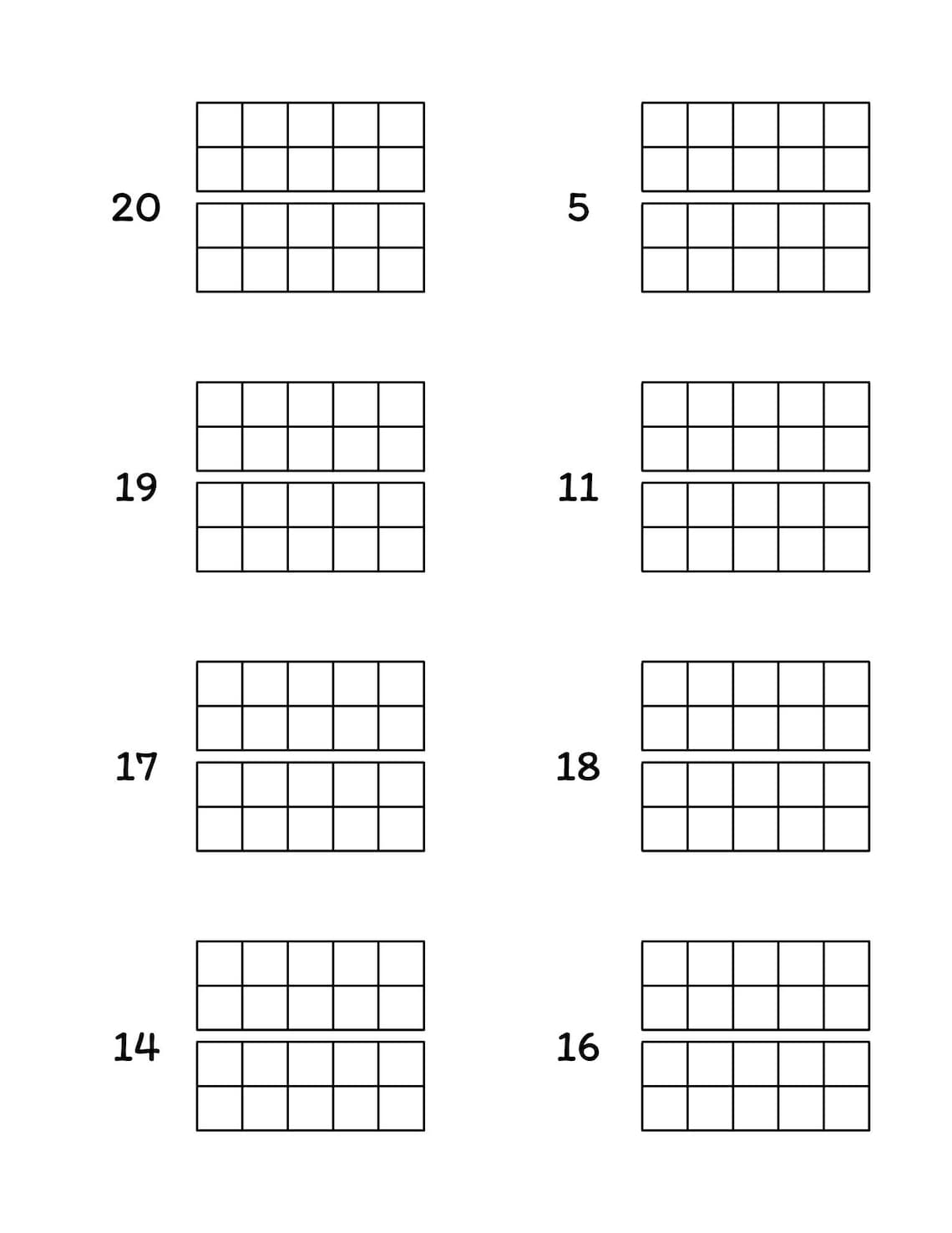 Ten Frames Activity Printable | Math Counting Worksheet | Early ...