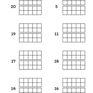 Ten Frames Activity Printable | Math Counting Worksheet | Early ...