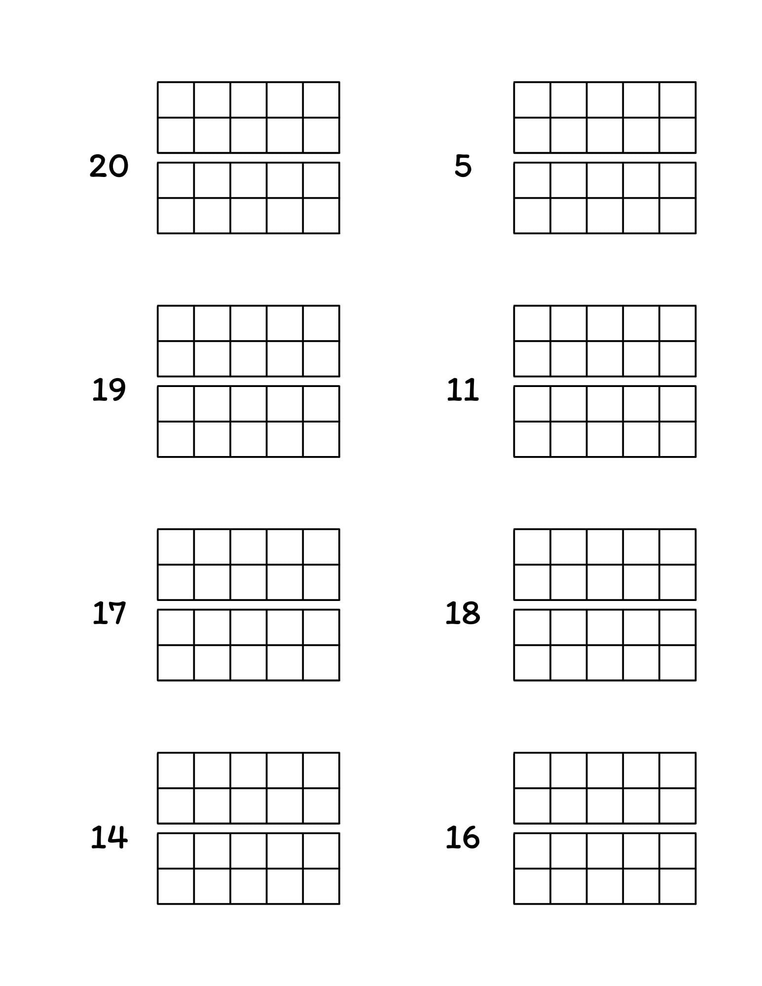Ten Frames Activity ( Digital, Printable) - Etsy