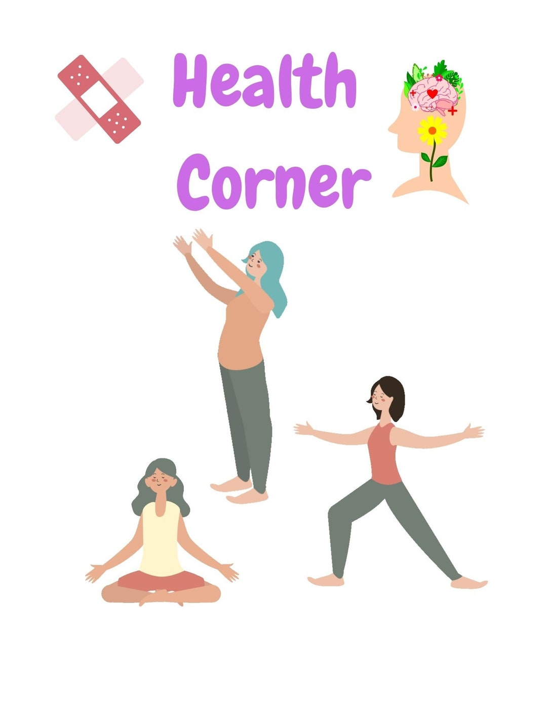 Health Corner (digital, Printable) - Etsy