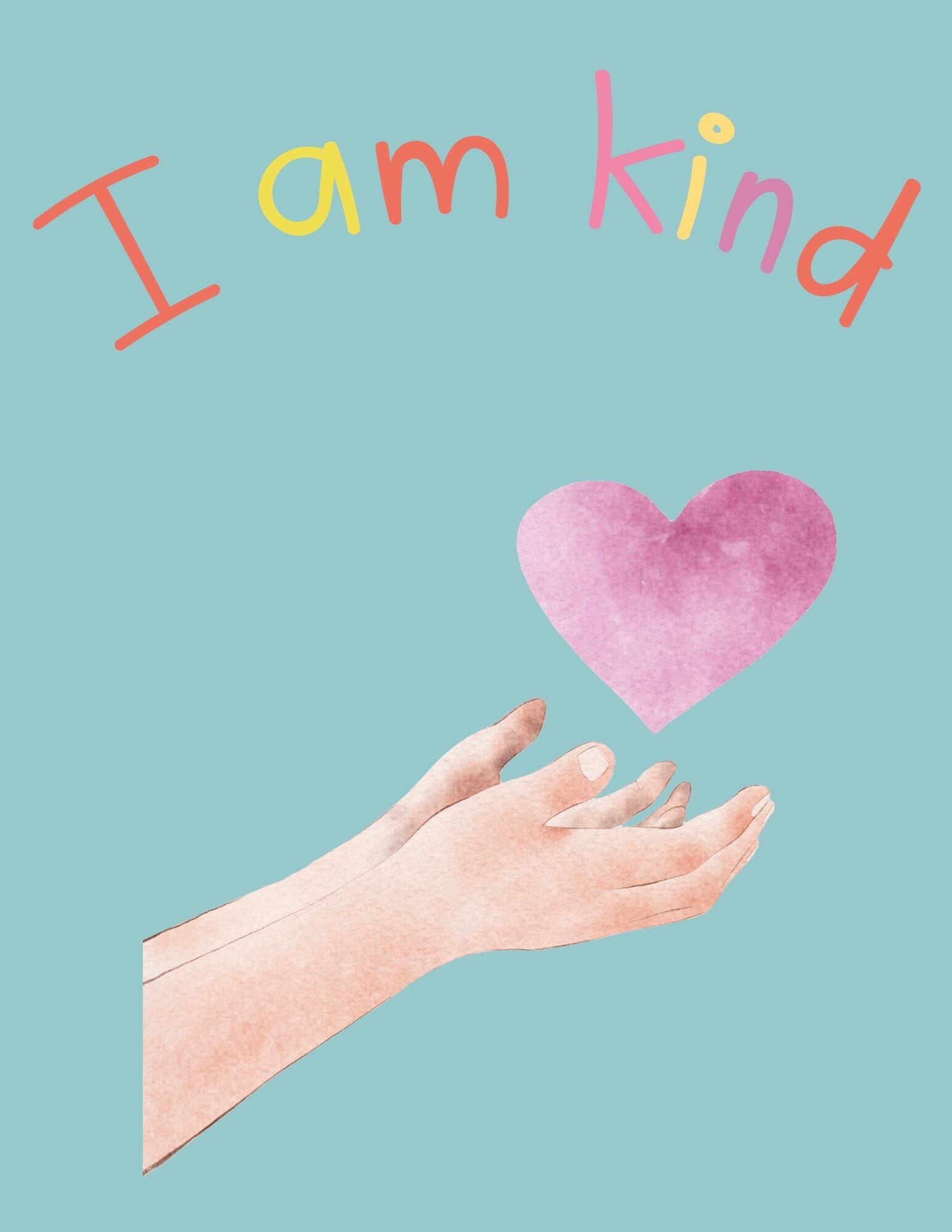 I Am Kind Poster Printable – Positive Classroom Decor, Kids’ Wall Art ...