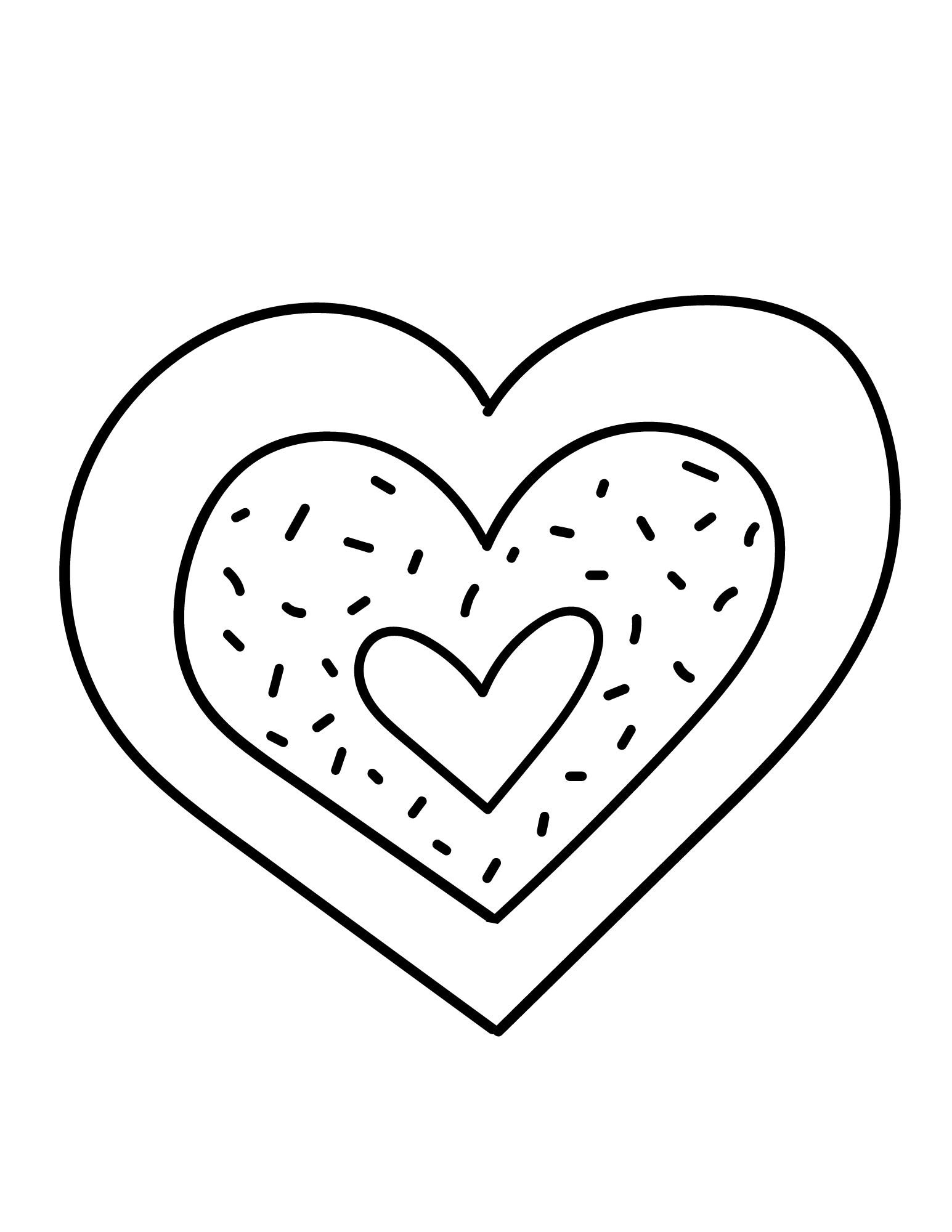 Heart Templates, 10 Pages ( Digital , Printable) - Etsy