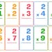 Multiplication Flash Cards ( Digital, Printable) - Etsy