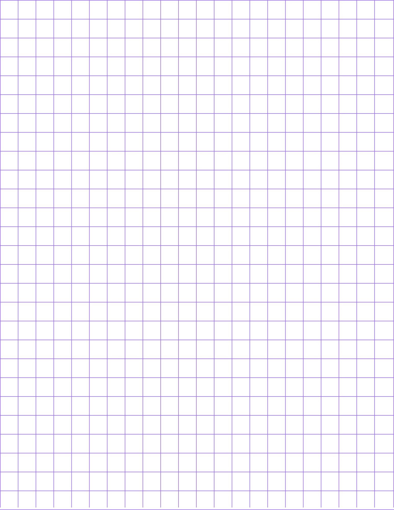 Simple Lined Grid Paper , 15 Pages, Math ( Digital, Printable) - Etsy