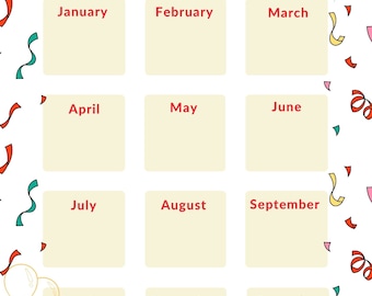 Classroom Birthday Poster, Sign, Printable - Etsy