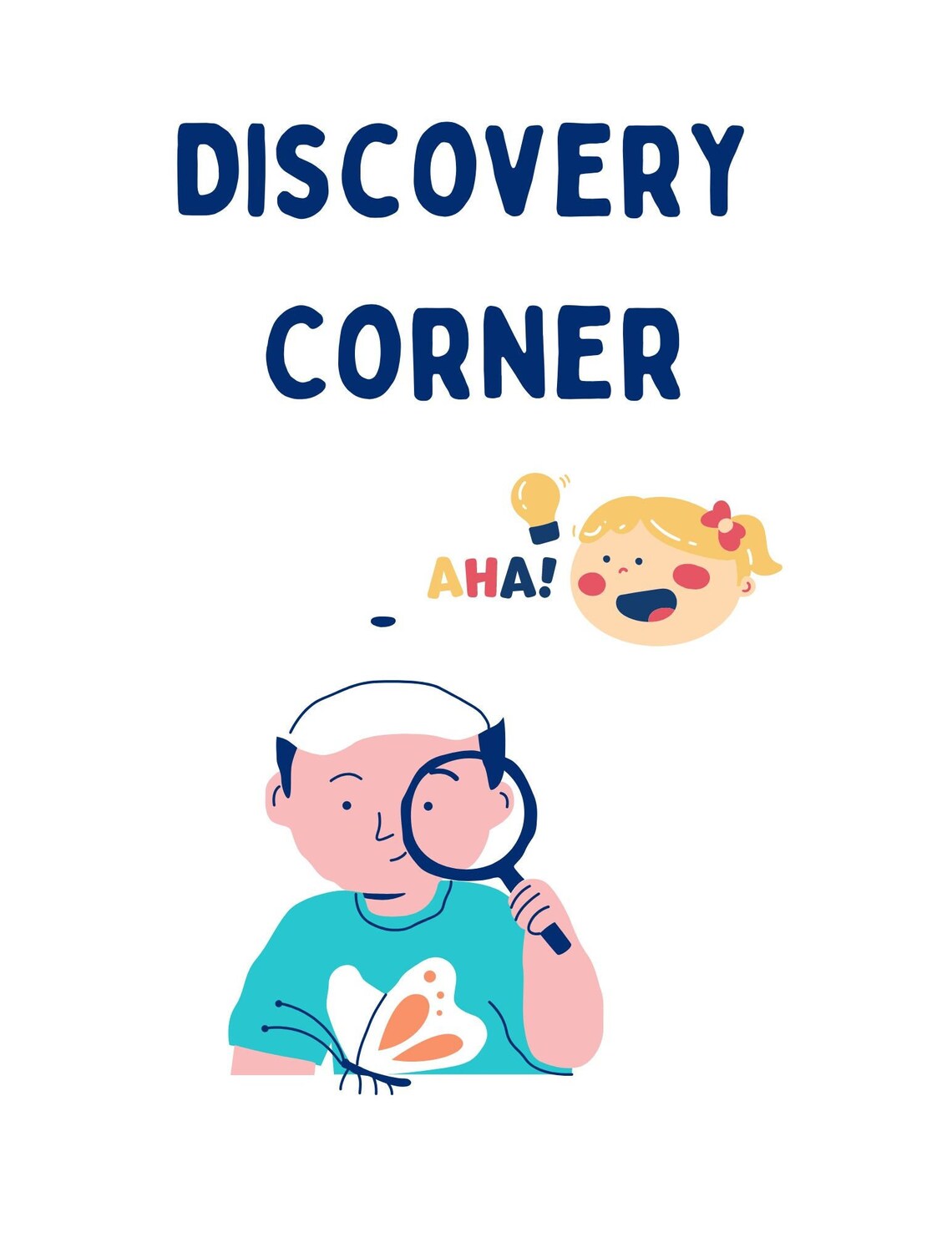 Discovery Corner digital Printable - Etsy