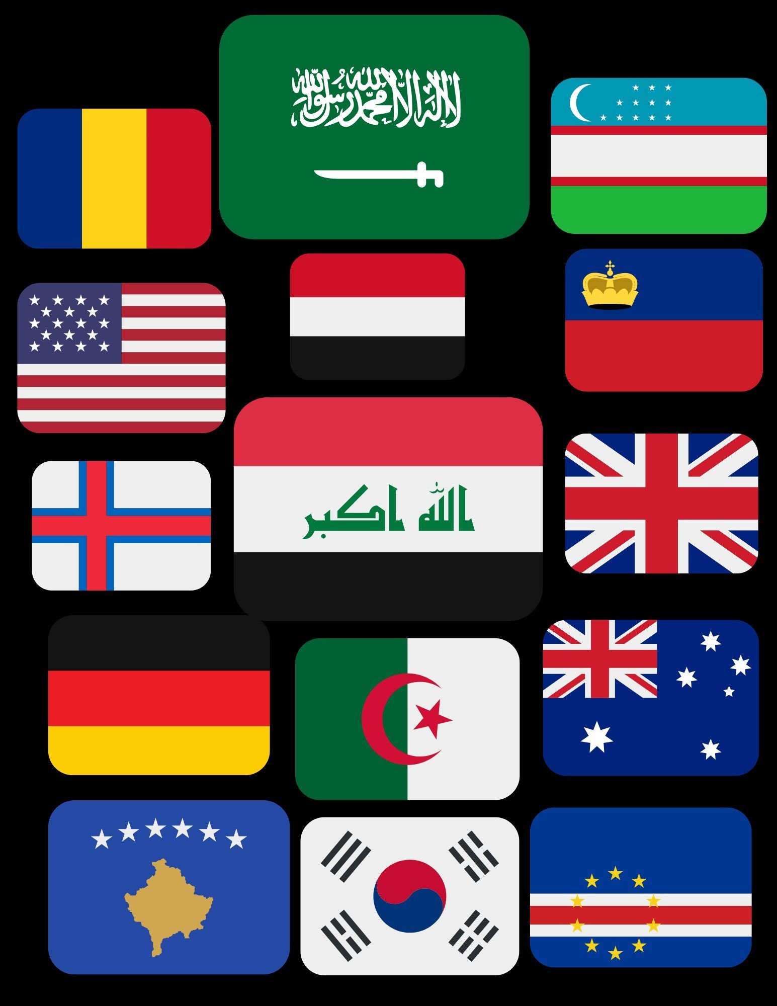 Flags Poster ( Digital, Printable) - Etsy