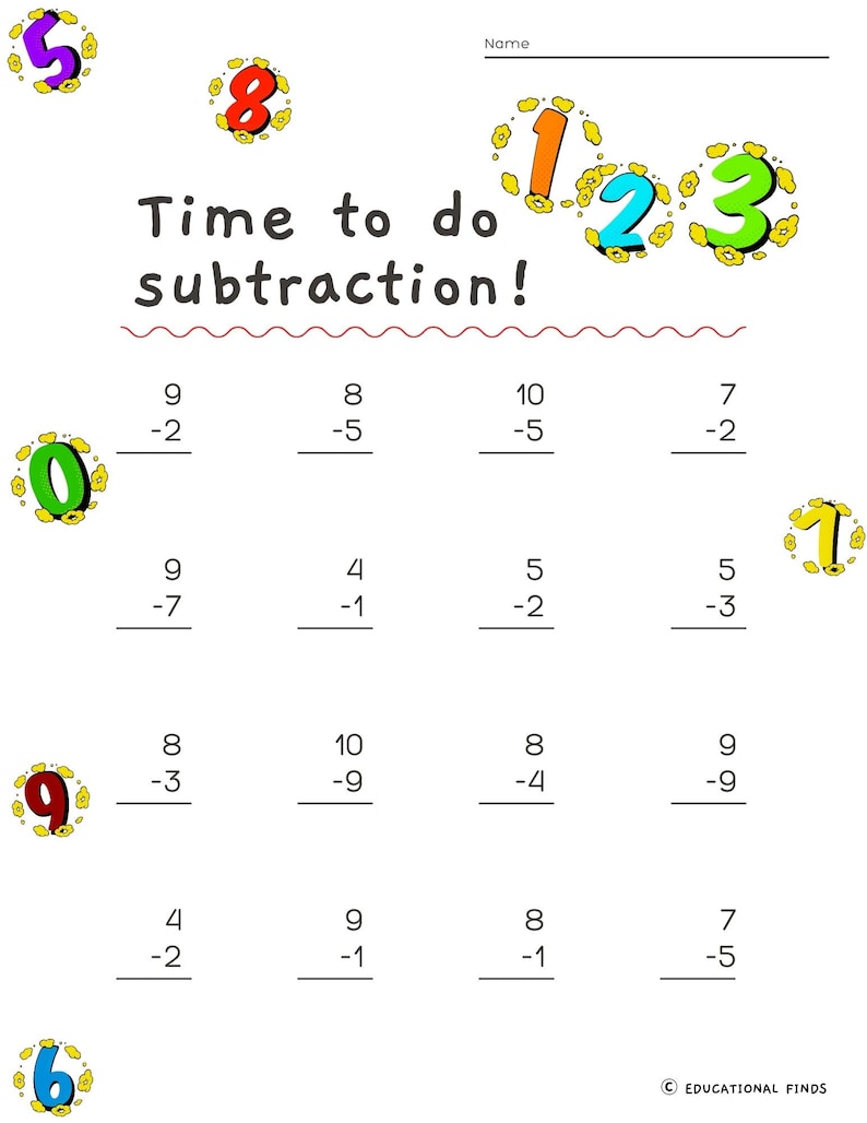 Addition and Subtraction Activities (digital, Printable, 4 Pages ...
