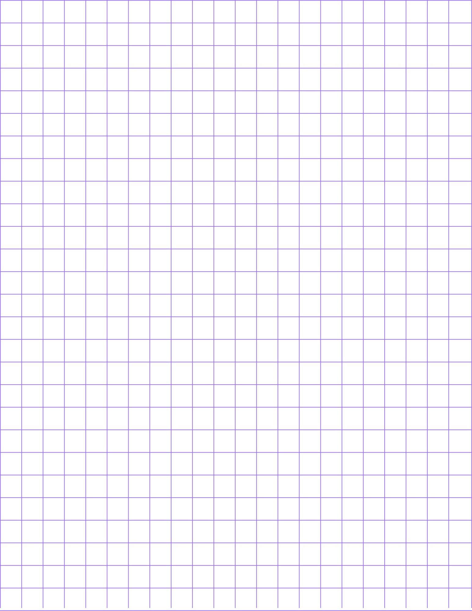 Simple Lined Grid Paper , 15 Pages, Math ( Digital, Printable) - Etsy
