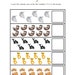 Math Kindergarten Activity, Counting Animals 1-10 ( Digital , Printable ...