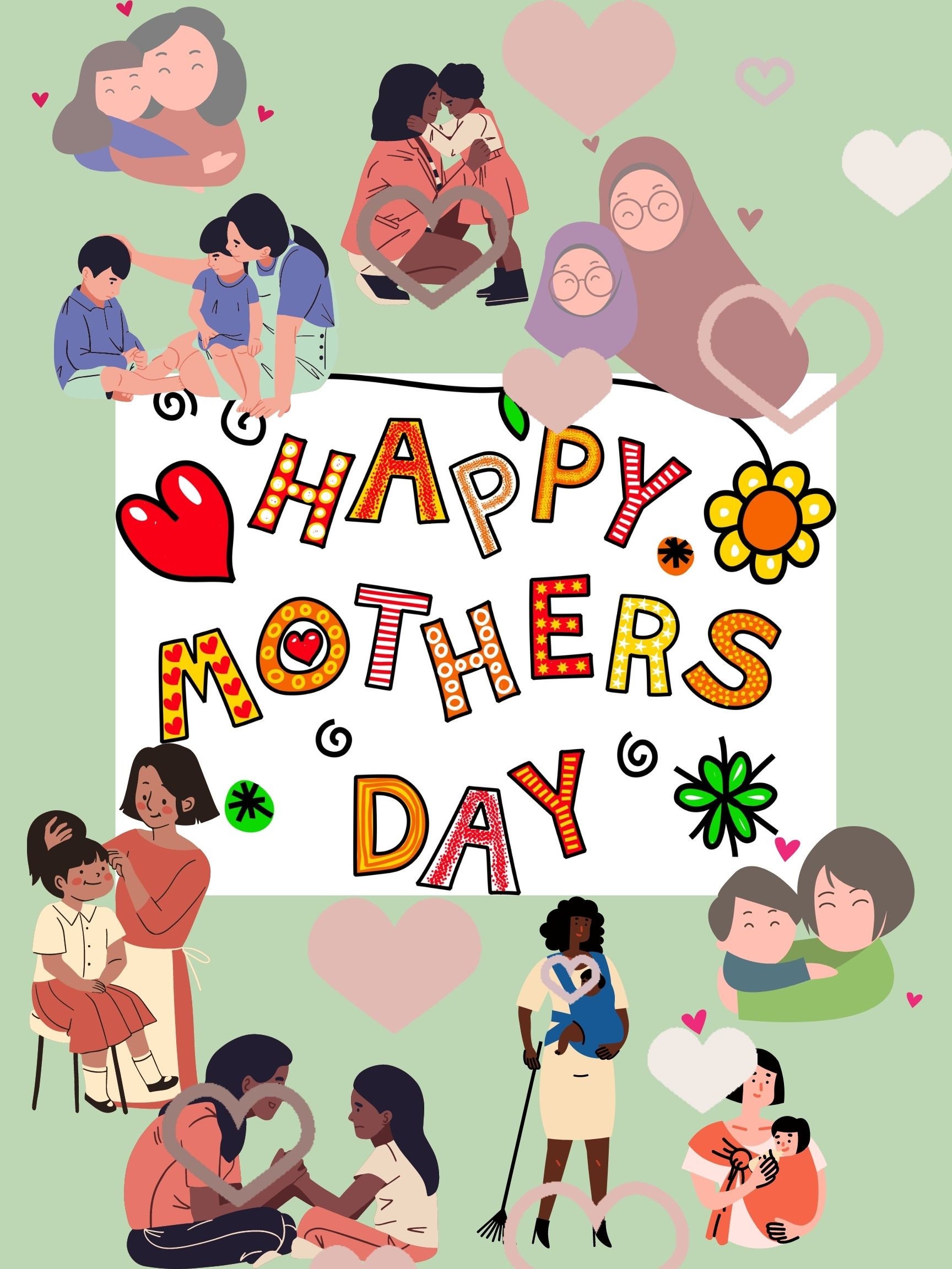 Happy Mother's Day Poster (digital, Printable) - Etsy