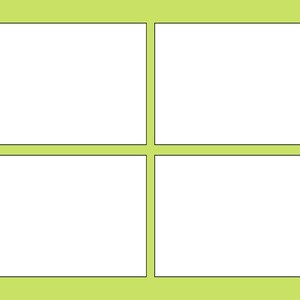 Blank Panel Pages 5 Pages ( Digital , Printable ) - Etsy