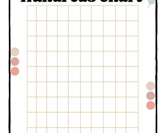 200 Chart digital Printable - Etsy Australia
