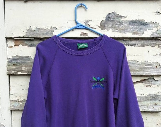 Vintage Roots Beaver Canoe Sweatshirt Made in Canada Adult Size Large ...