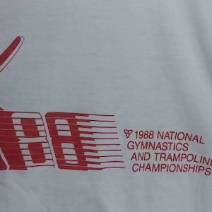 Vintage 1980s Adidas 50/50 1988 National (canada) Gymnastics and ...